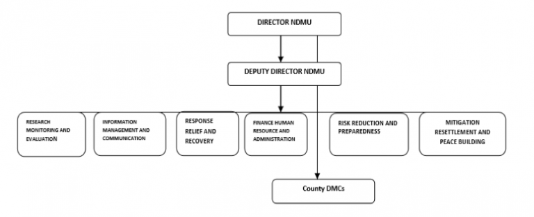 Organization Structure – National Disaster MAnagement Unit